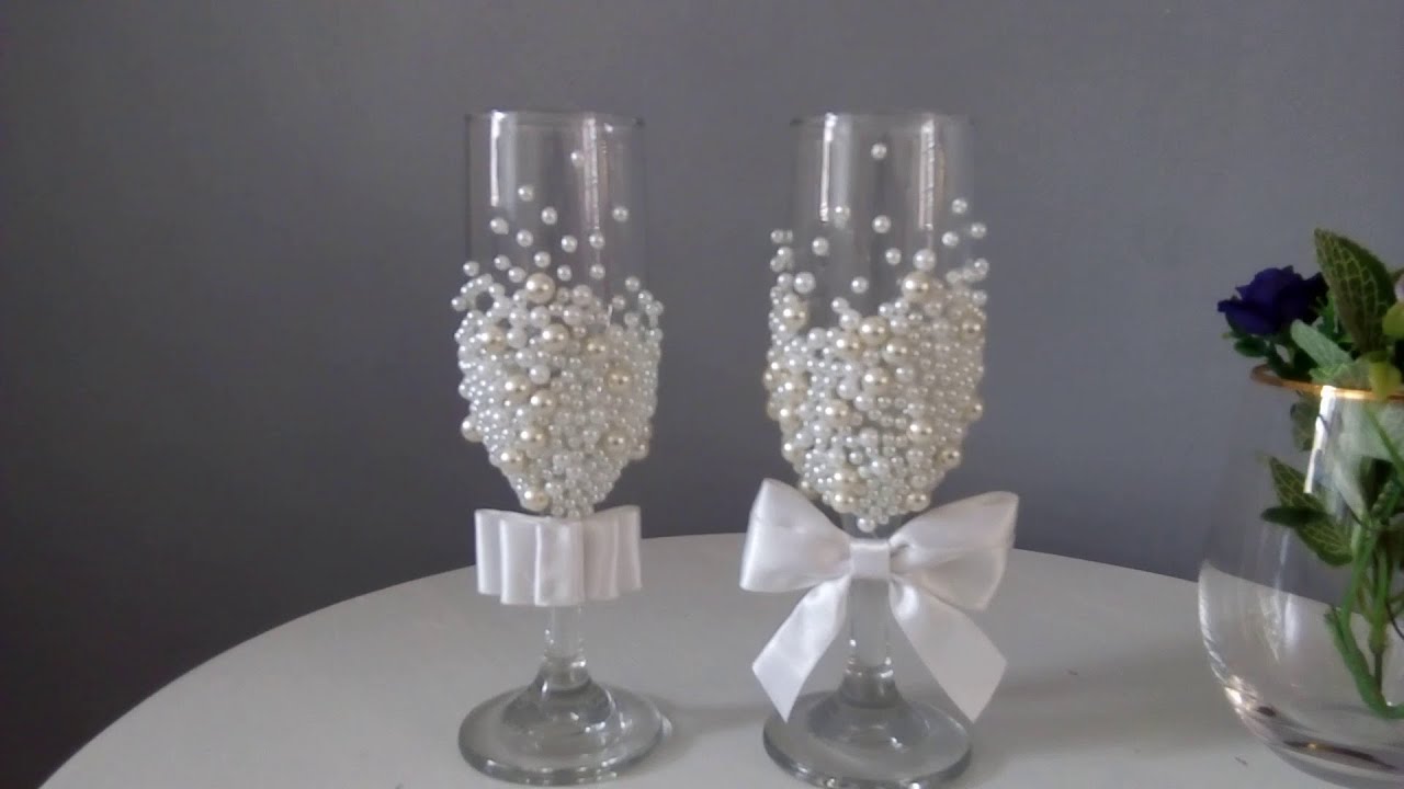 DIY COPAS PARA NOVIOS / LAVADO Y DECORACIÓN DE COPAS, PLANCHADO Y ...