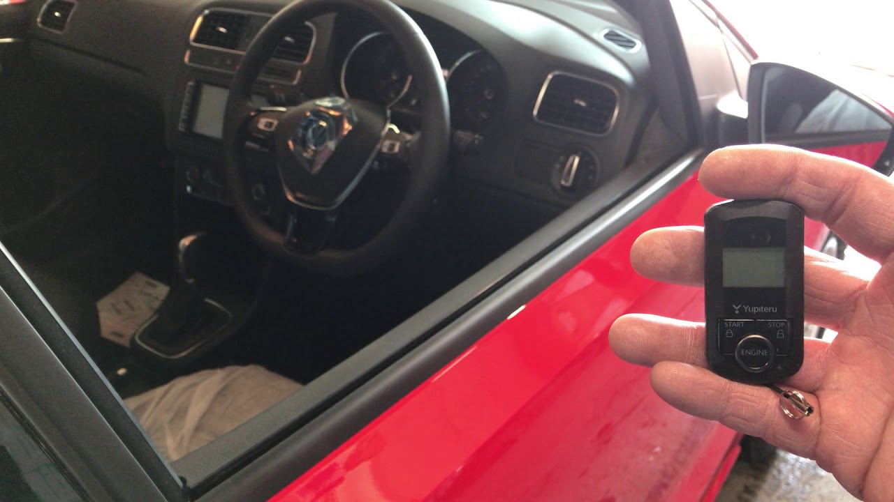 VW POLO Yupiteru Remote Start System - YouTube