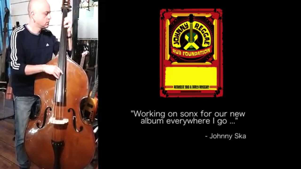 Johnny Ska plays Double Bass at Music Store - YouTube