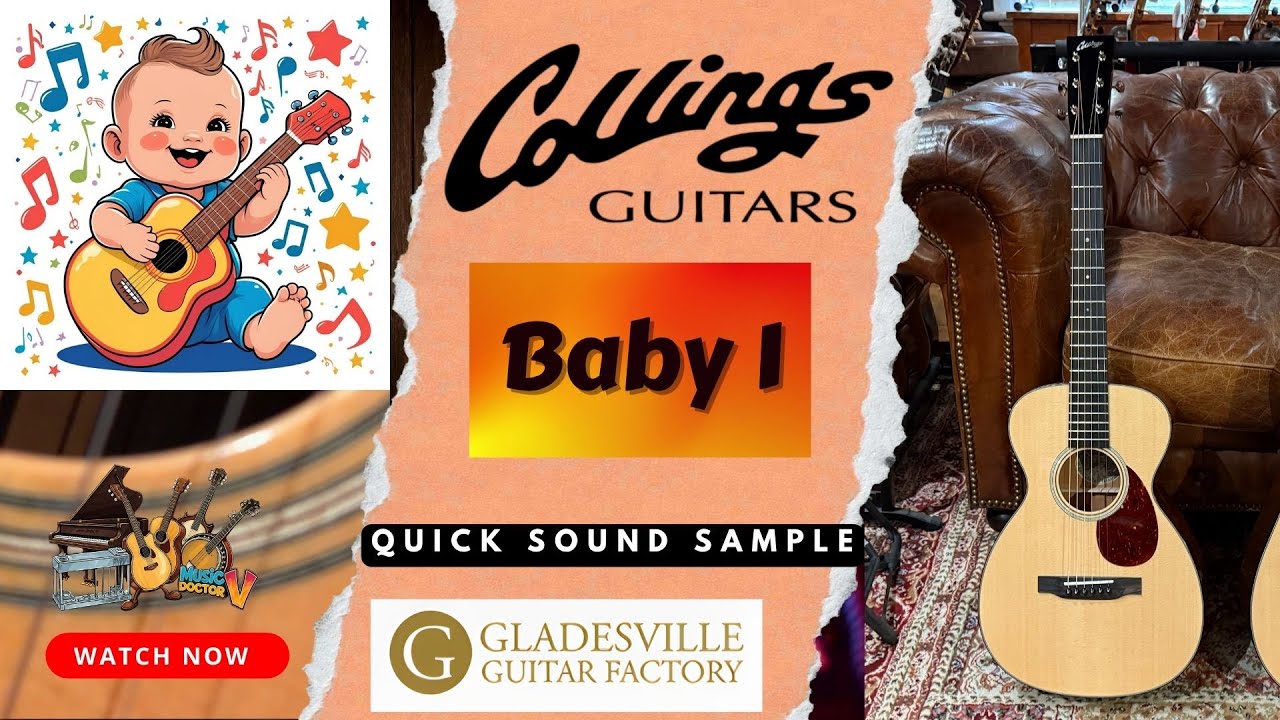 Collings - Baby 1 - Demo at Gladesville Guitar Factory - YouTube
