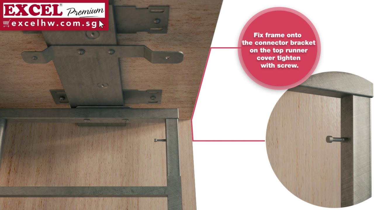 E025S-450X530 EXCEL Tandem Pantry Unit 5+5 Basket Installation Guide ...