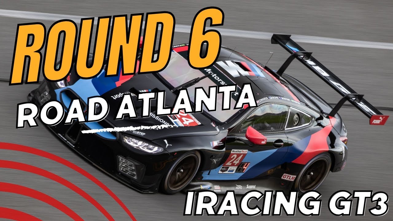 Round 6 at Road Atlanta on iRacing - YouTube