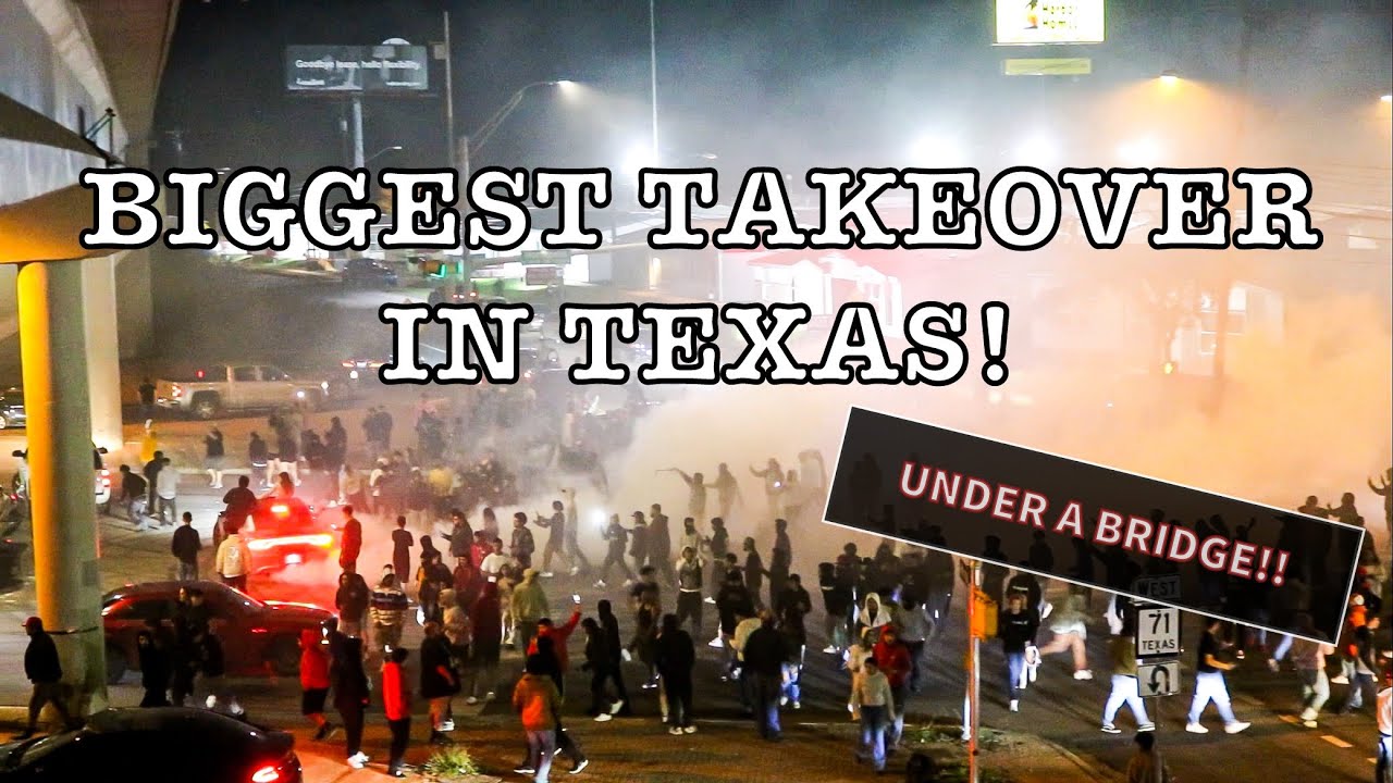 BIGGEST TAKEOVER IN TEXAS!! Texas vs Everyone pt 2 (Under a bridge!) - YouTube