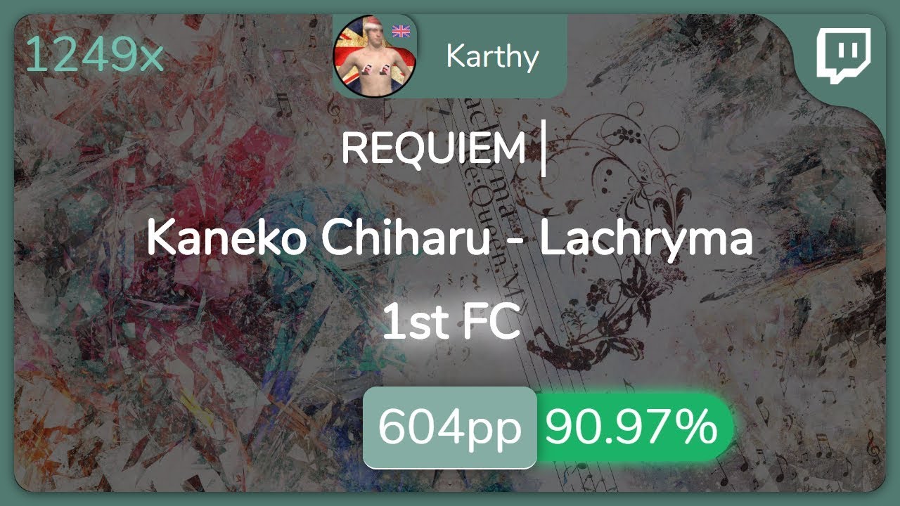 [8.2⭐Live] Karthy | Kaneko Chiharu - Lachryma Re:Queen'M [REQUIEM] 90. ...