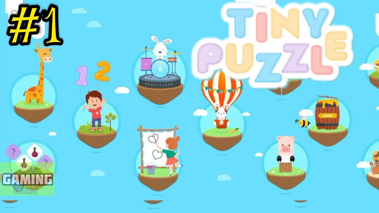 Tiny Puzzle Learning Games : Let's Puzzle Time!!! #tiny #gaming - YouTube