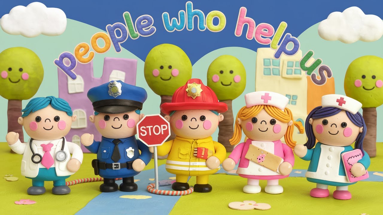 People Who Help Us | Community Helpers for Kids | Learn About Jobs and ...