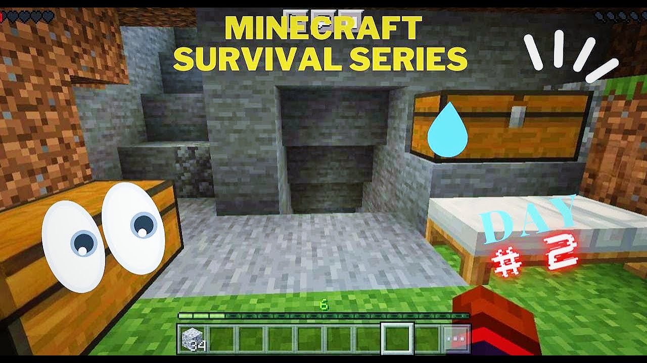 Minecraft daily survival l day 2 l How to survive in Minecraft l Daily ...