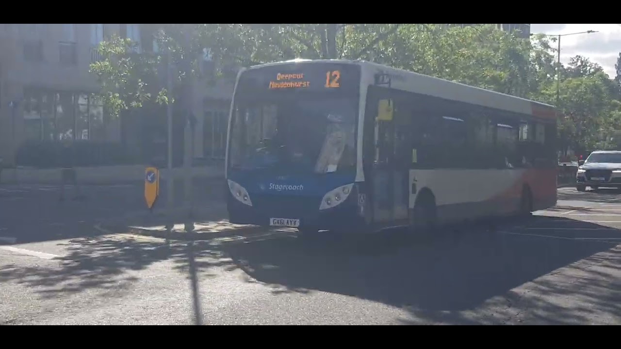 Here is the stagecoach bus 36440 on the number 12 in Camberley Monday ...