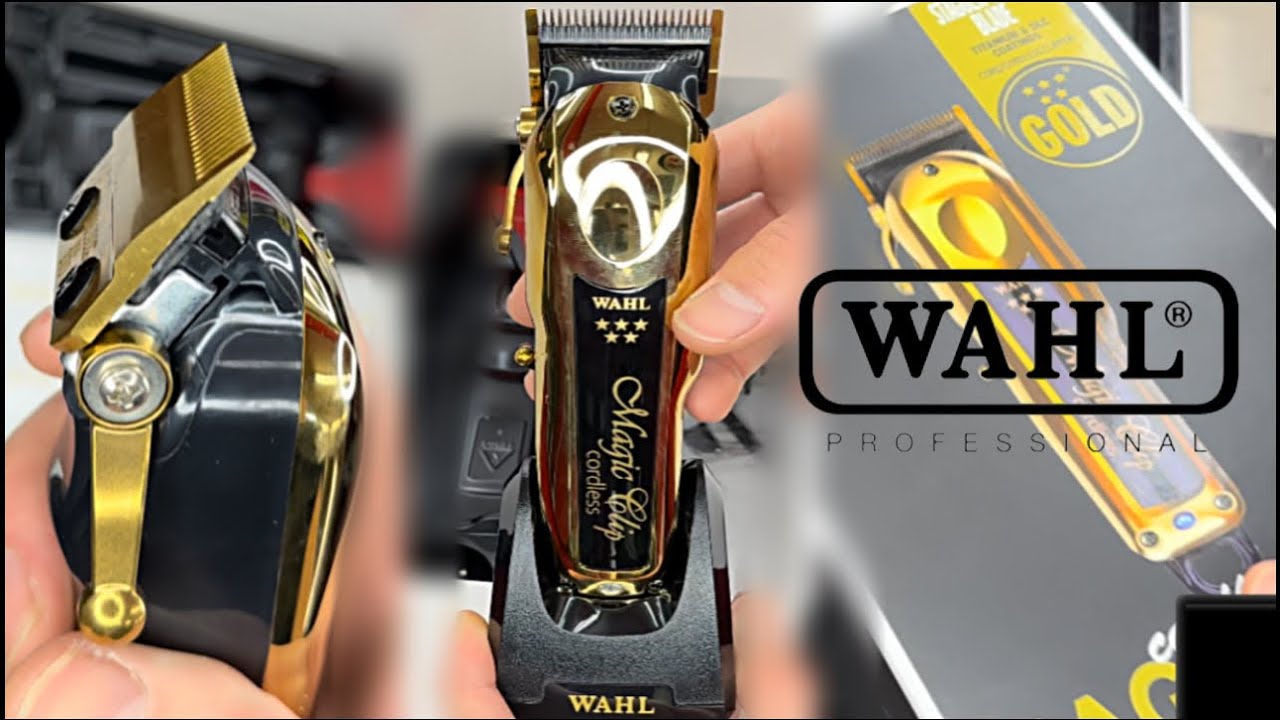 GOLD MAGIC CLIPS FROM WAHL UNBOXING | NAT3CUTS - YouTube