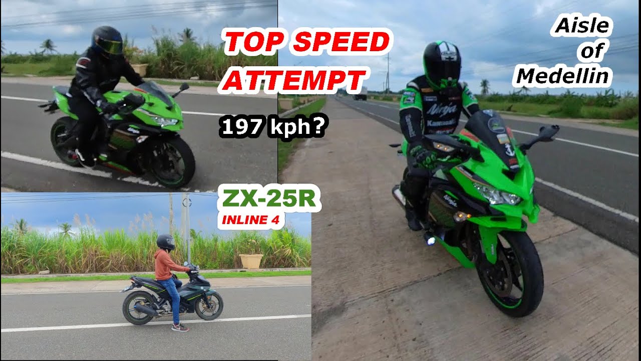 Takot Ako Pero Sinubukan Maka-Top Speed || Kawasaki Ninja ZX-25R ...