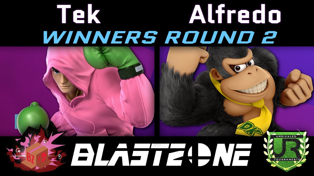 Tek (Little Mac) vs Alfredo (Pokemon Trainer, Donkey Kong) Blast Zone ...