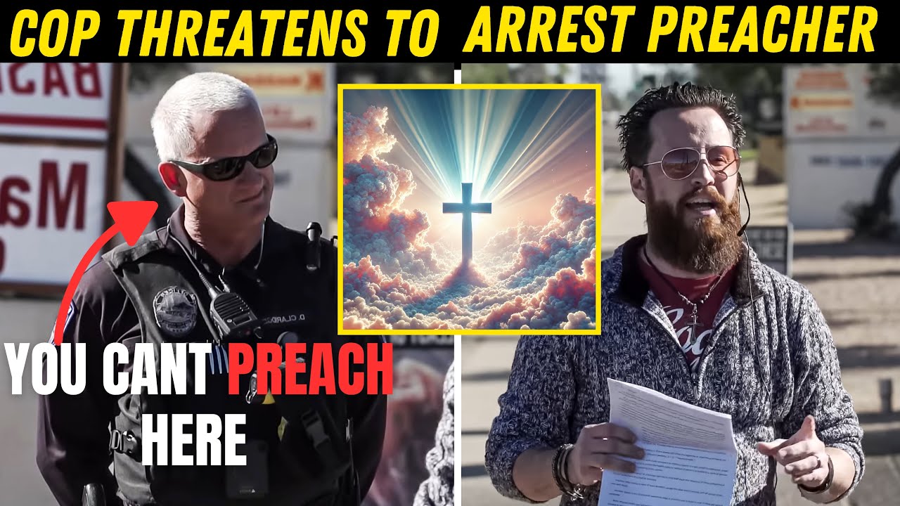 Lady Cop Threatens Preacher: Standing Firm for the Gospel of Jesus ️🚔 ...