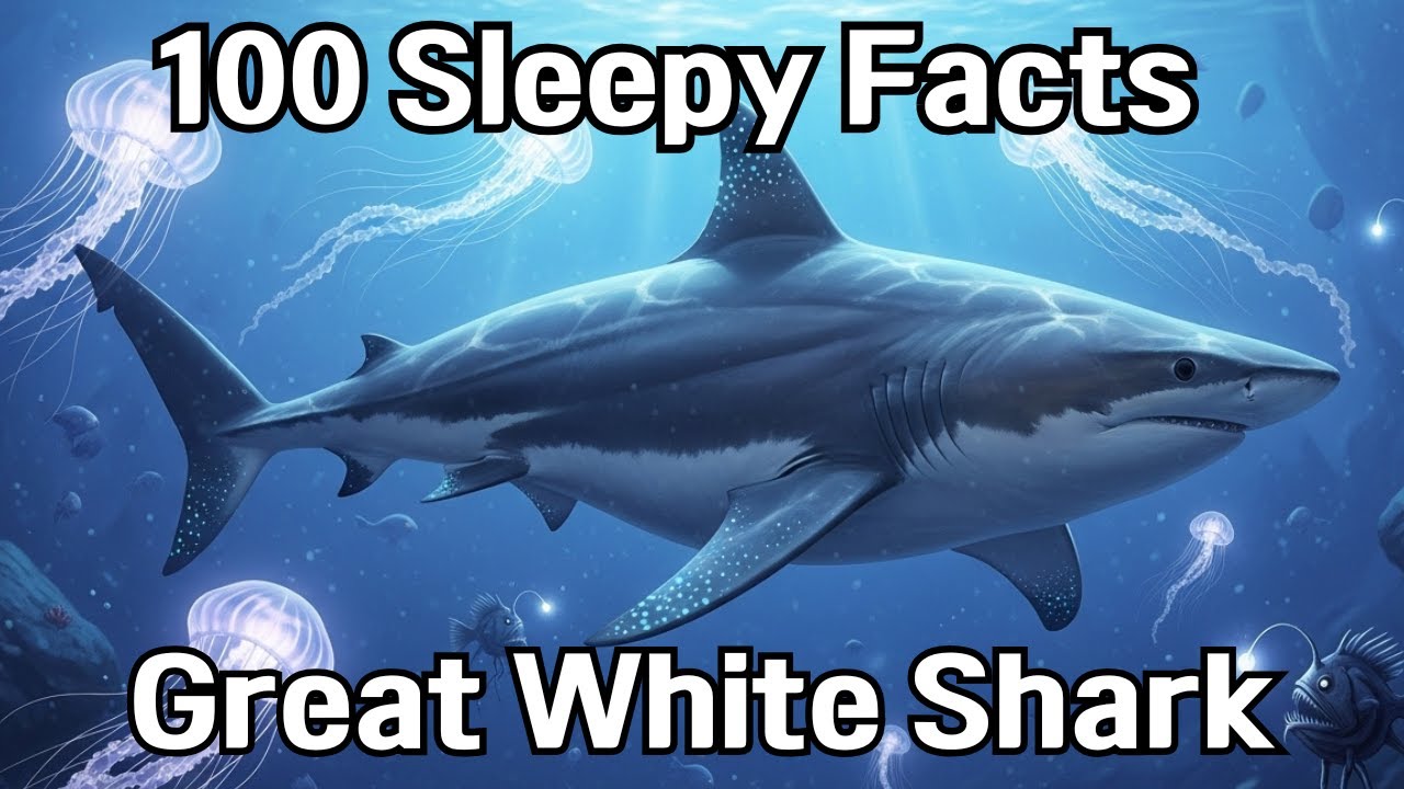 The Most Relaxing Great White Shark Facts to Fall Asleep To - YouTube
