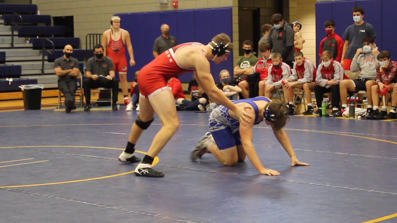 220 Joey Petersen (North Scott) over Gavin Sharp (Camanche) (Fall 1:15 ...