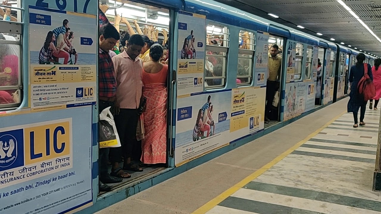 Metro Rail l Belgachia Station l Hi-Speed Train l Kolkata - YouTube