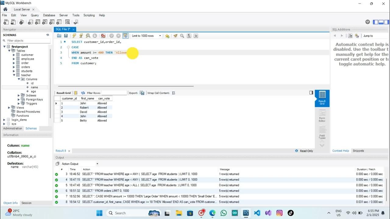MySQL Project 26: 'SQL CASE' Created by Trishanth Kumar - YouTube