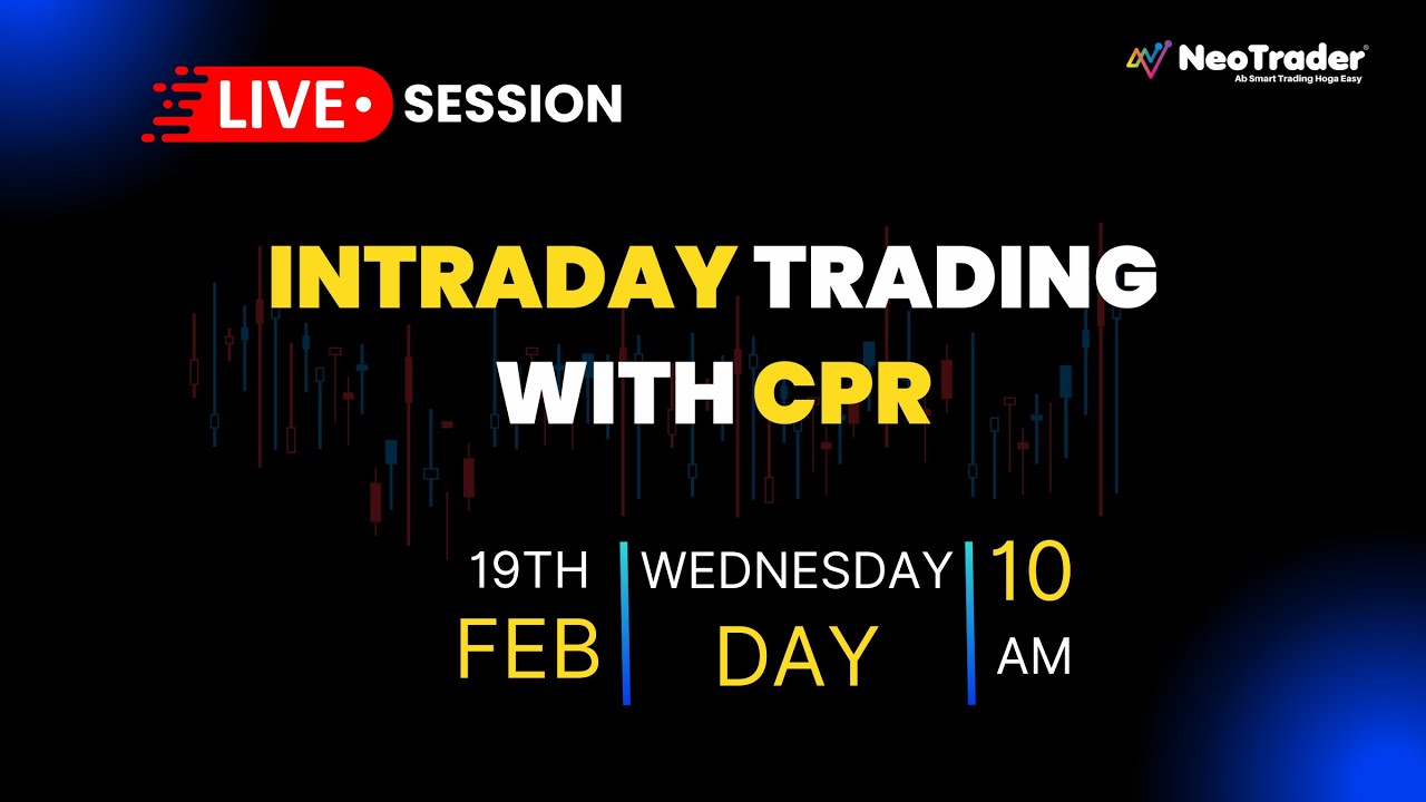 Intraday Trading With CPR | Breakout | Indicators| Live Session - YouTube