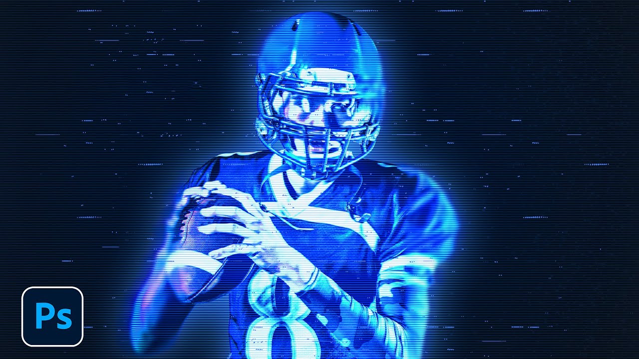 Create the Hologram Effect With Photos | Adobe Photoshop Tutorial - YouTube