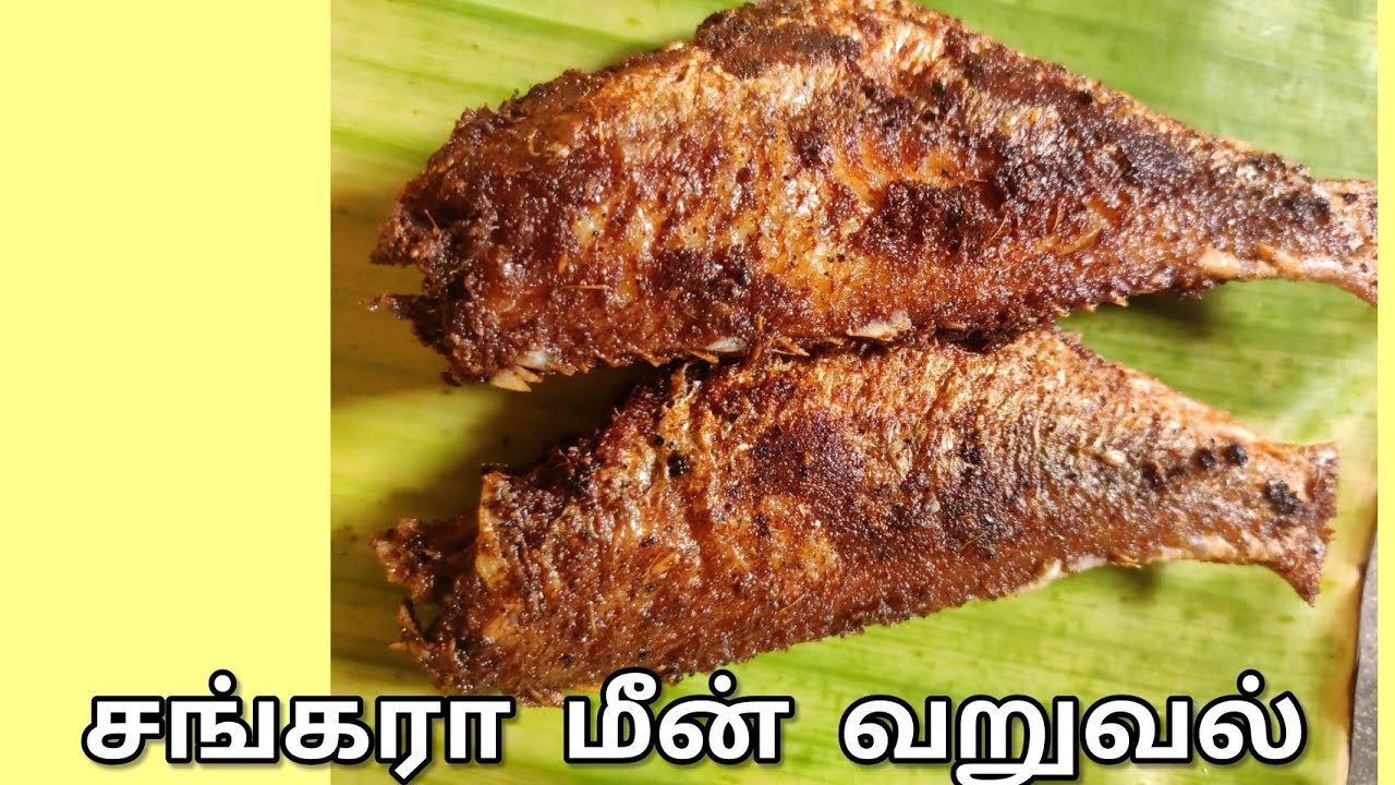 சங்கரா மீன் வறுவல்/SANKARA FISH FRY IN TAMIL | RED SNAPPER | மீன் ...