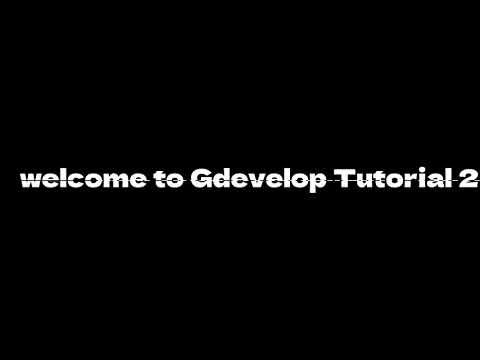 Gdevelop tutorial-2 How to create a simple platformer game - YouTube