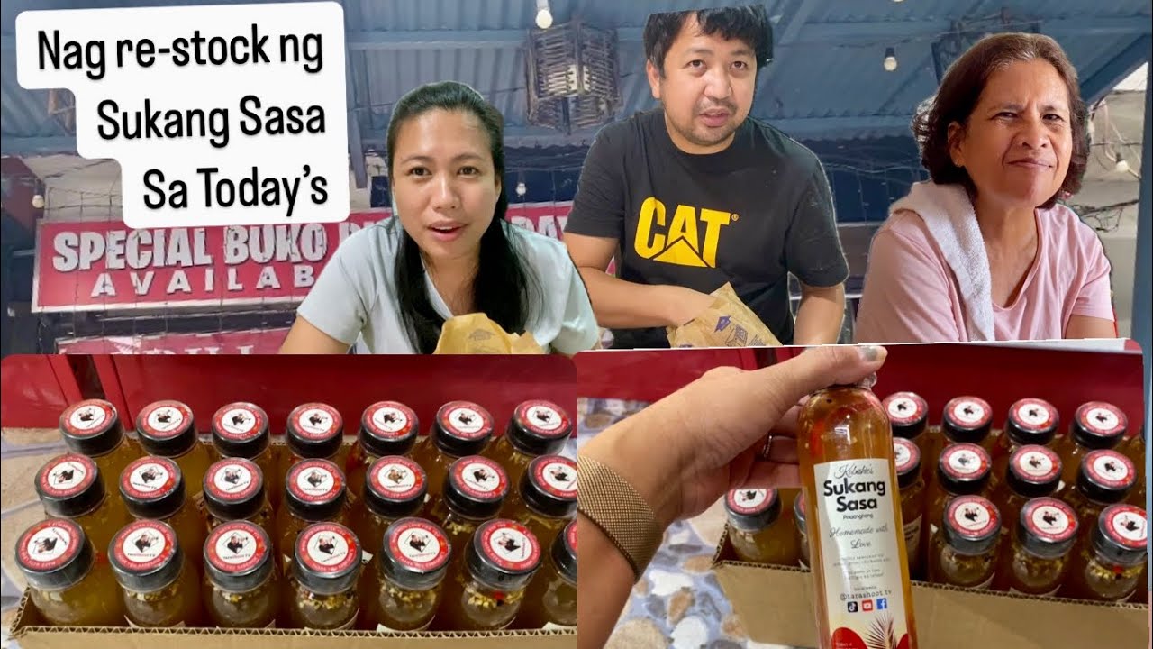 Nag re stock ng Sukang Sasa sa Today’s Specialty Pasalubong ...