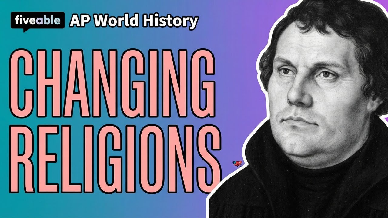 AP World History - Unit 4: Religious Change 1450-1750 | Fiveable Cram ...