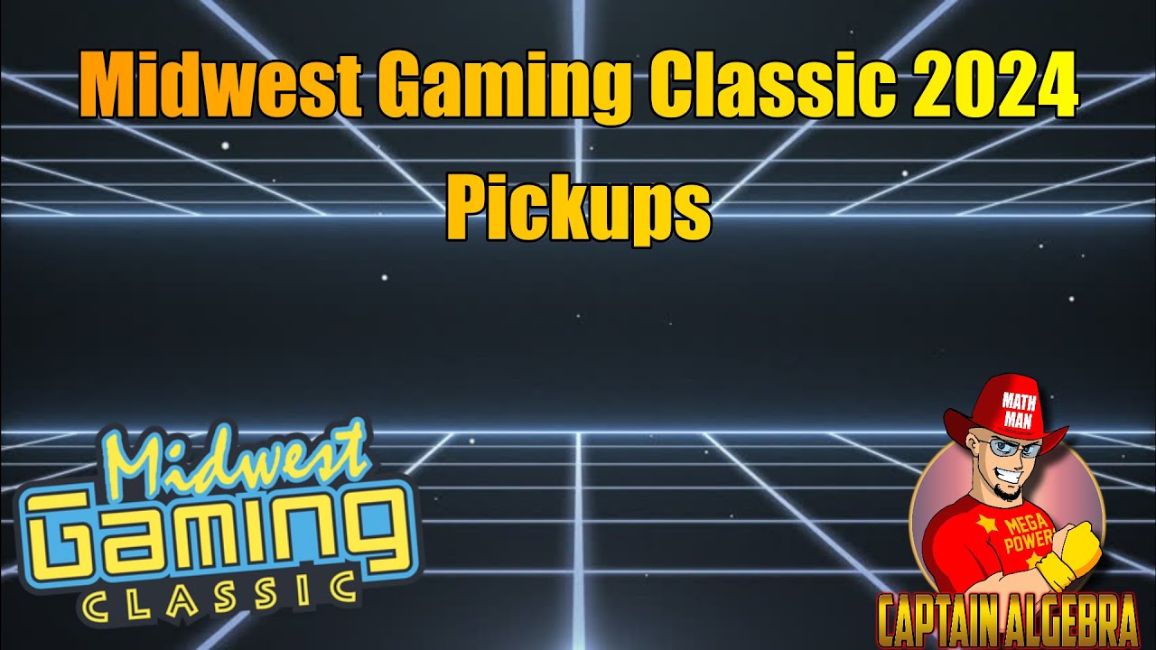Midwest Gaming Classic 2024 Pickups | Captain Algebra - YouTube