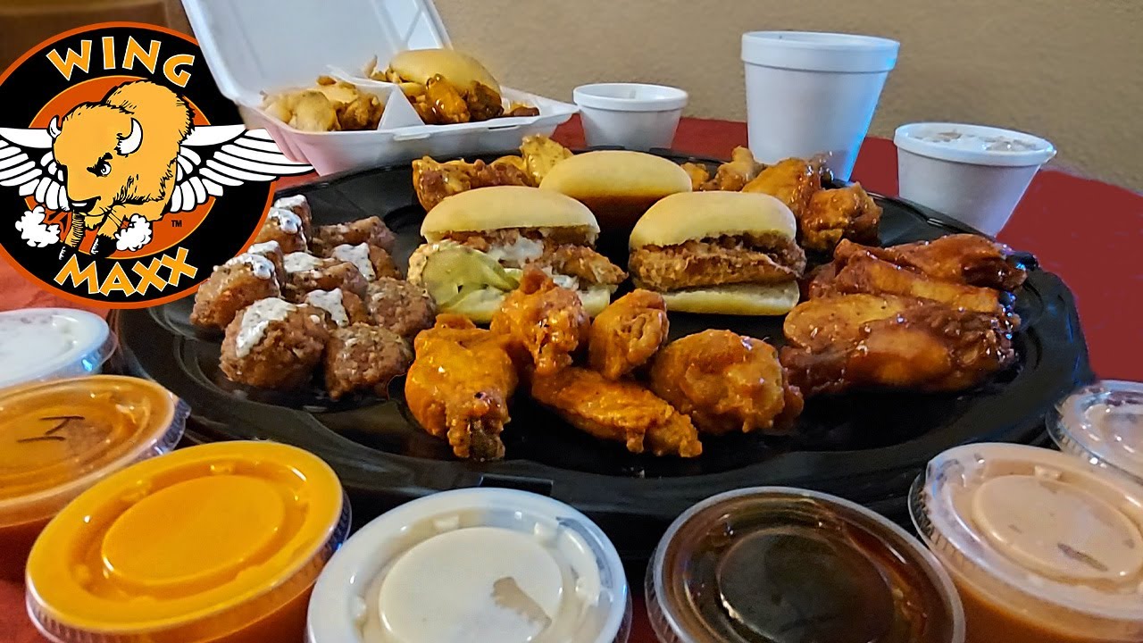 Trying Every Wing Sauce at Wing Maxx, Plus Extra Sides. - YouTube