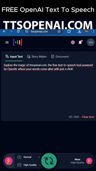 Free OpenAI Text To Speech | AI Voice Generator #aivoicegenerator #openai #aivoice #tts # ...