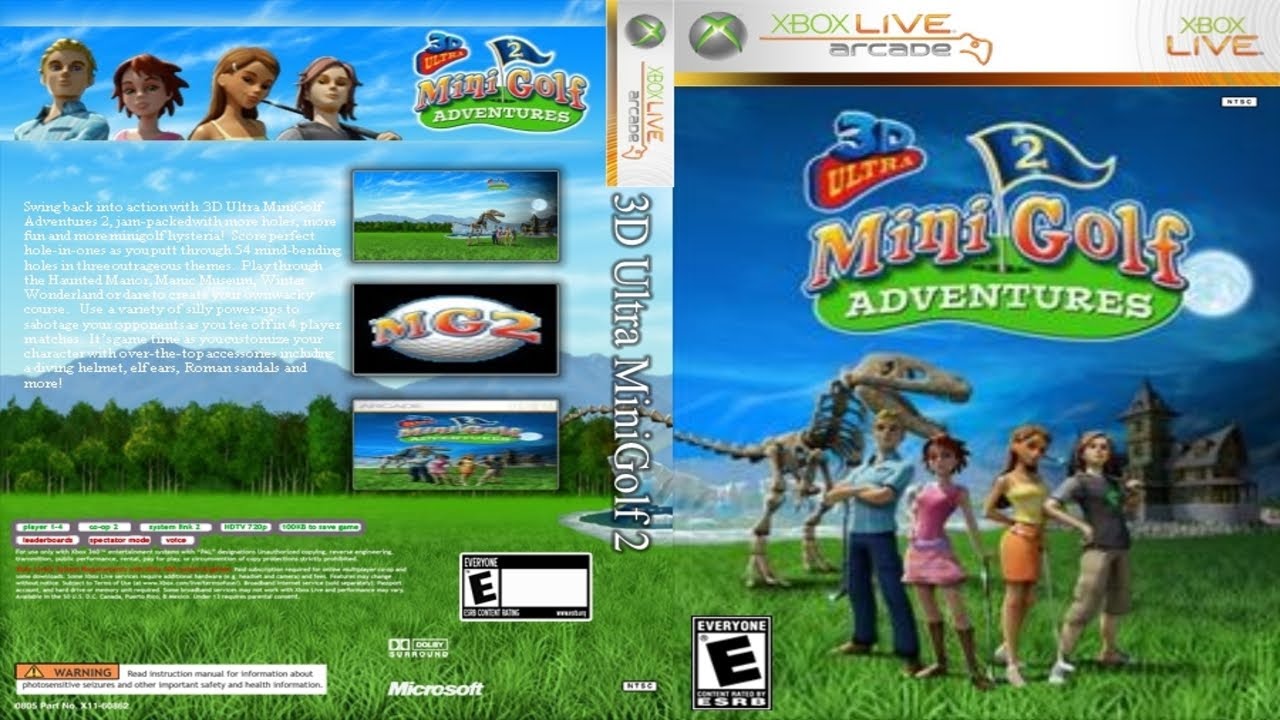 3D Ultra Minigolf Adventures 2 (2012) - Full Gameplay | XBOX 360 ARCADE | UHD | 4K | - YouTube