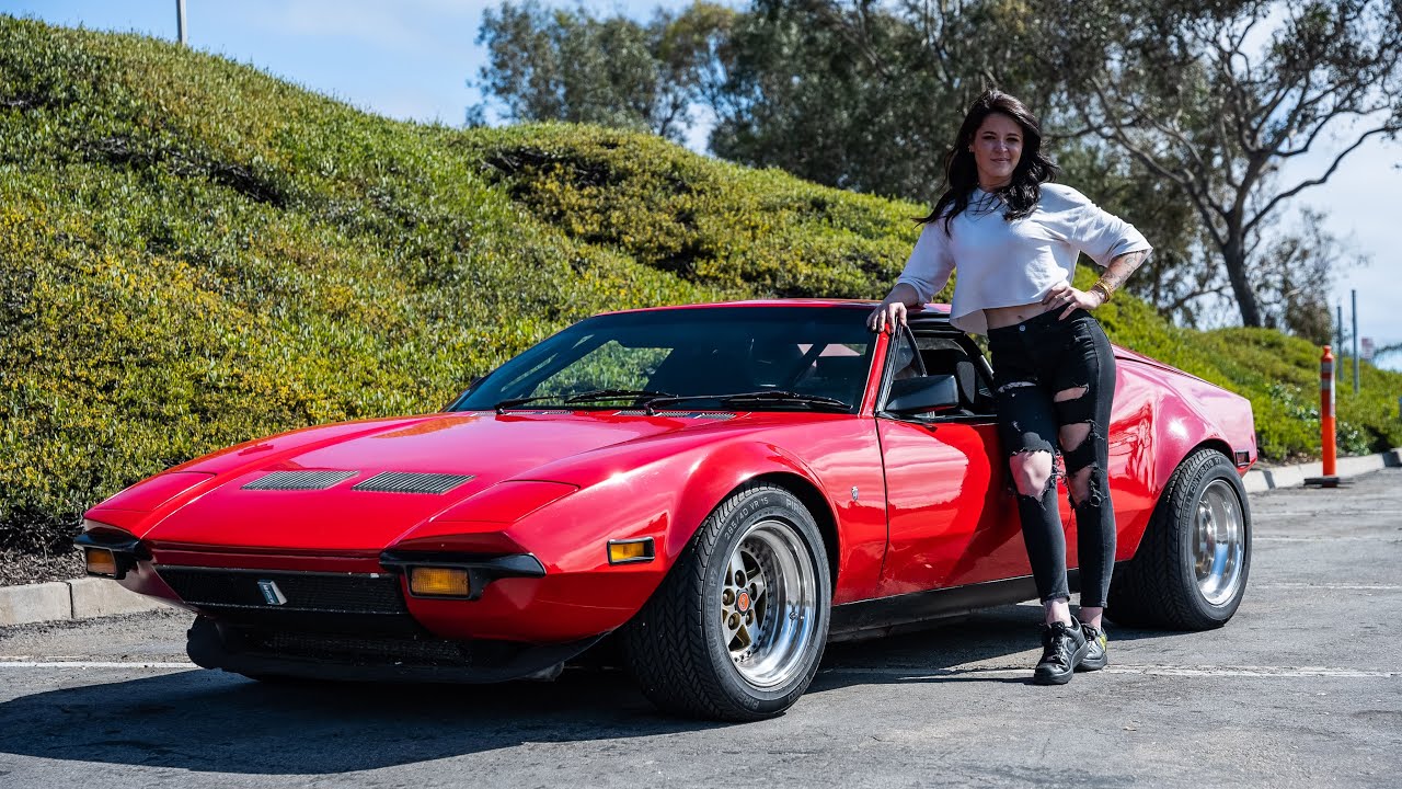 Race ready Detomaso Pantera - YouTube