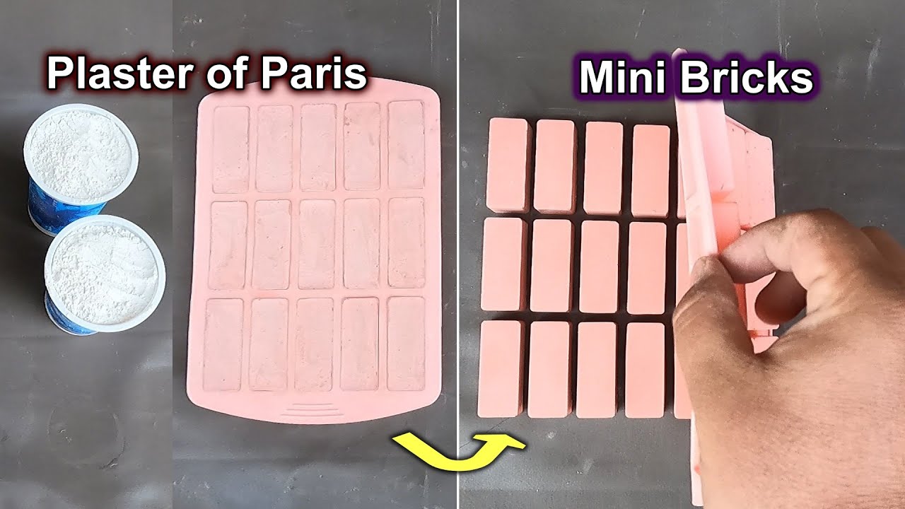 How to Make Mini bricks For Miniature Projects | How to make Tiny ...