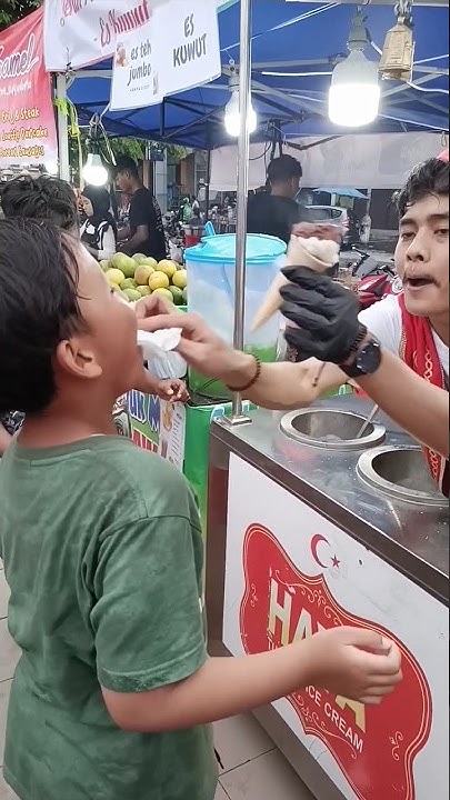 DIKERJANIN HABIS - HABISAN SAMA PENJUAL ICE CREAM TURKI ( TURKY ICE CREAM ) PART 3 - YouTube