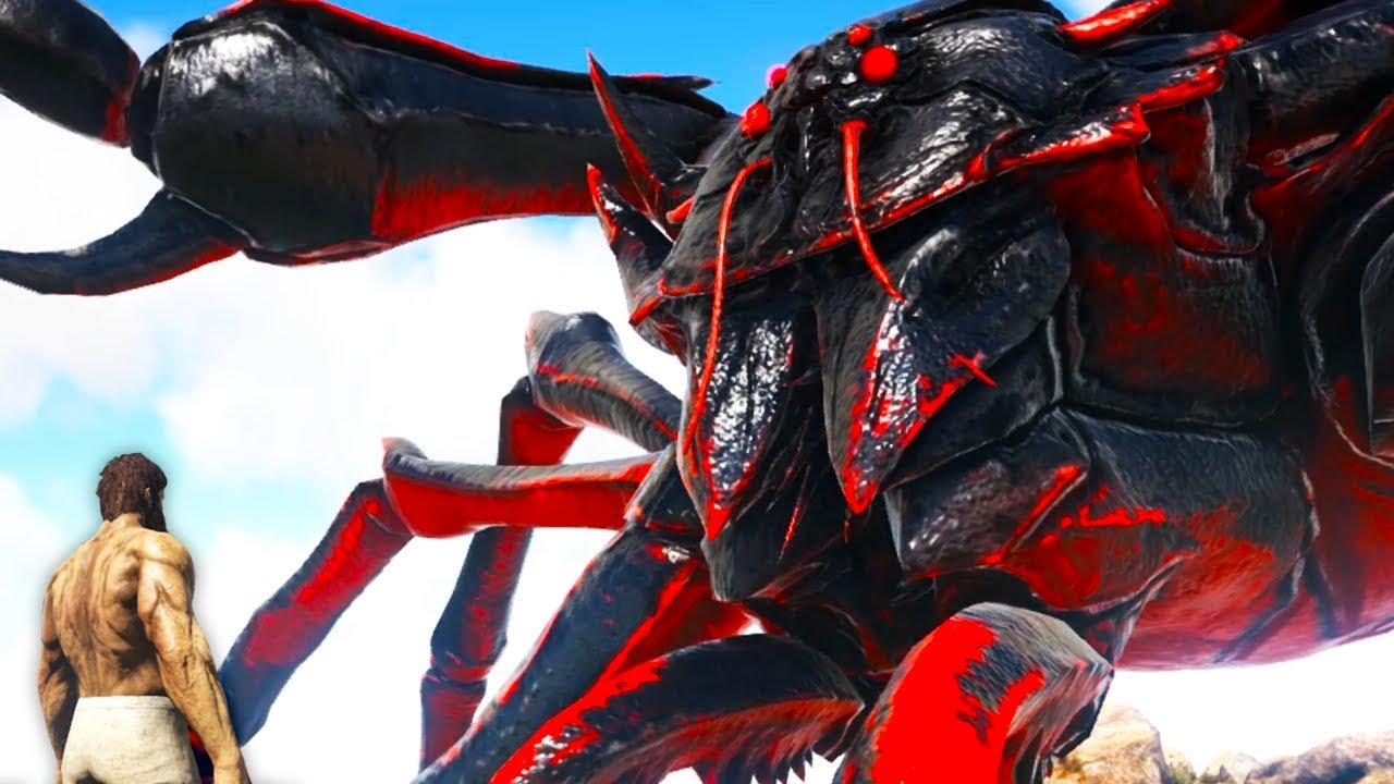 Ark Survival Evolved - THE MONSTER KARKINOS & ZILLA RAMPAGE! (64) - ARK ...