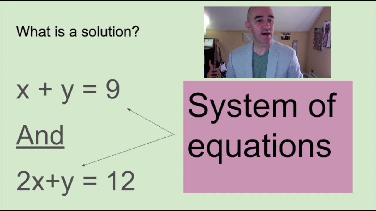 Review 2 Systems of Equations 1 - YouTube