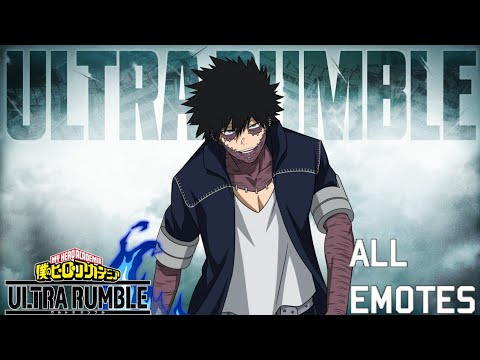 Dabi All Emotes MHUR | My Hero Ultra Rumble - YouTube