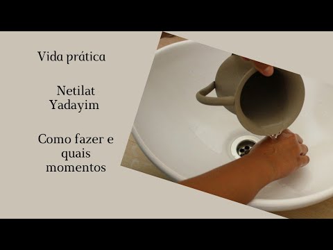 Netilat yadayim - como fazer em cada situação - YouTube