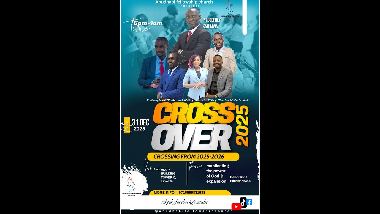 CROSSOVER NIGHT SERVICE (2025-2026) MANIFESTING THE POWER OF GOD AND ...