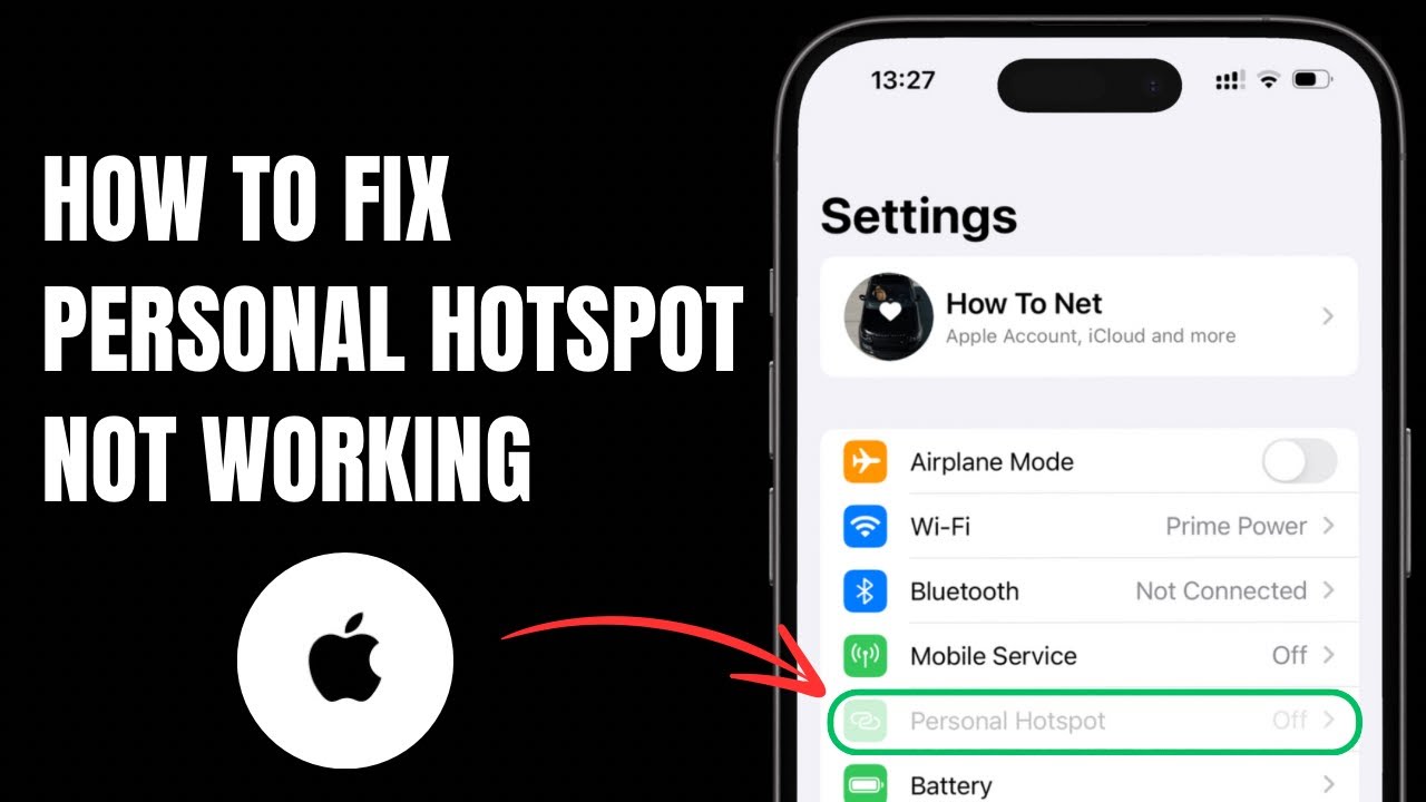 How to Fix Personal Hotspot Not Working On iPhone? - YouTube