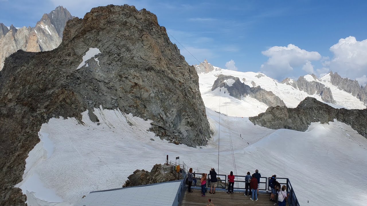 Mont Blanc - Punta Helbronner / Skyway 3466 m - YouTube
