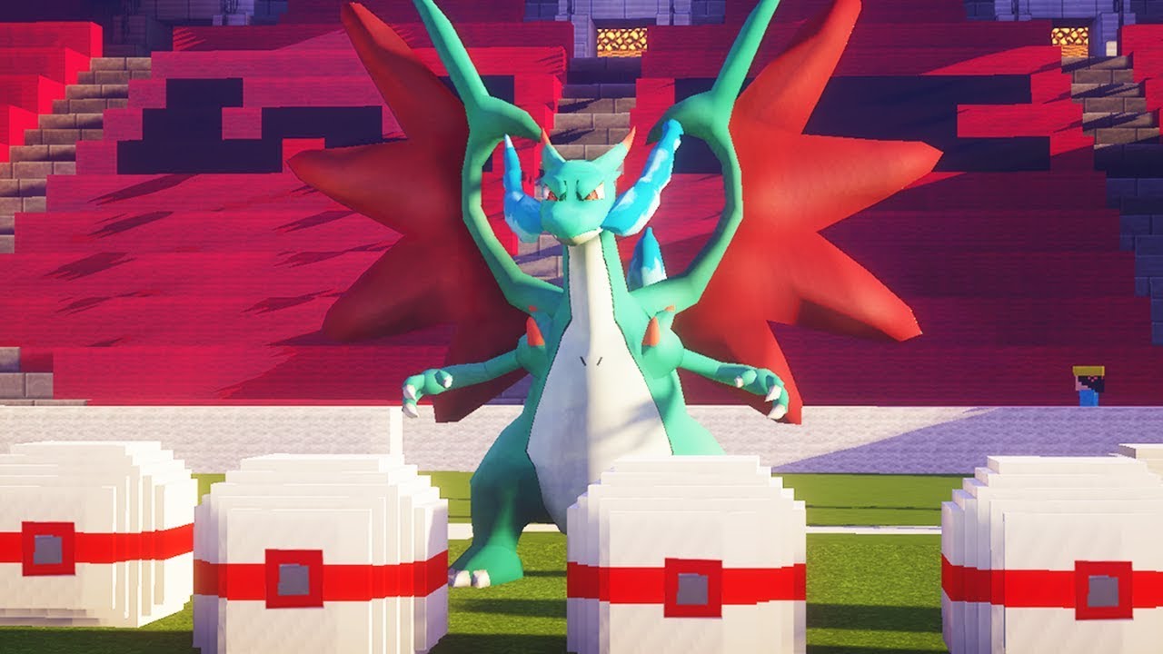 NUEVA MEGA EVOLUCIÓN CHARIZARD en HONOR BALL LUCKY BLOCK | MINECRAFT ...