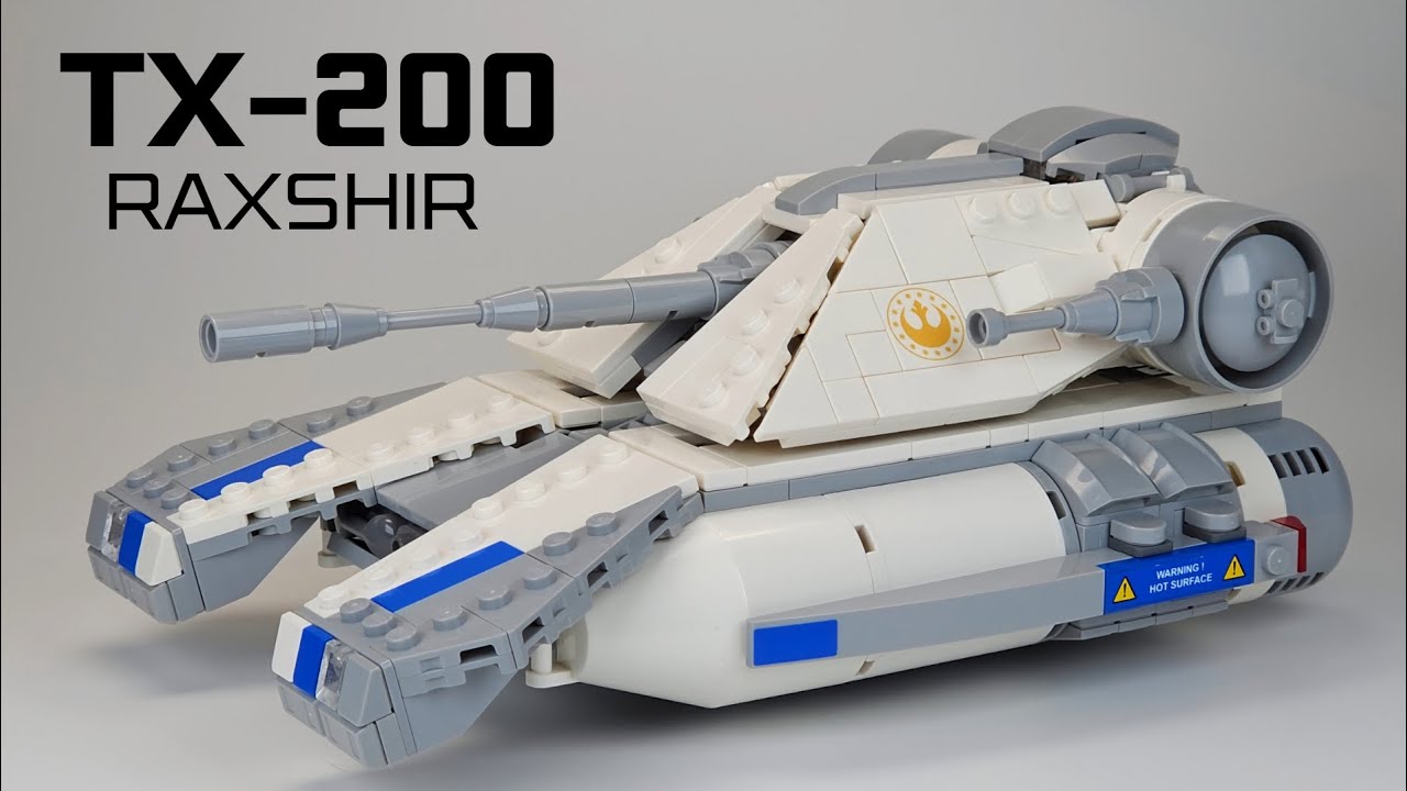 Main Battle Tank of the New Republic | TX-200 Raxshir Class | LEGO Star ...