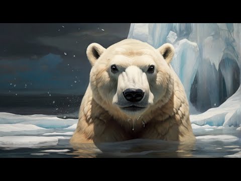 💭💭💨"Frozen Royalty: The Polar Bear's Arctic Realm 🌐 ️🐾 #ArcticMonarchs ...