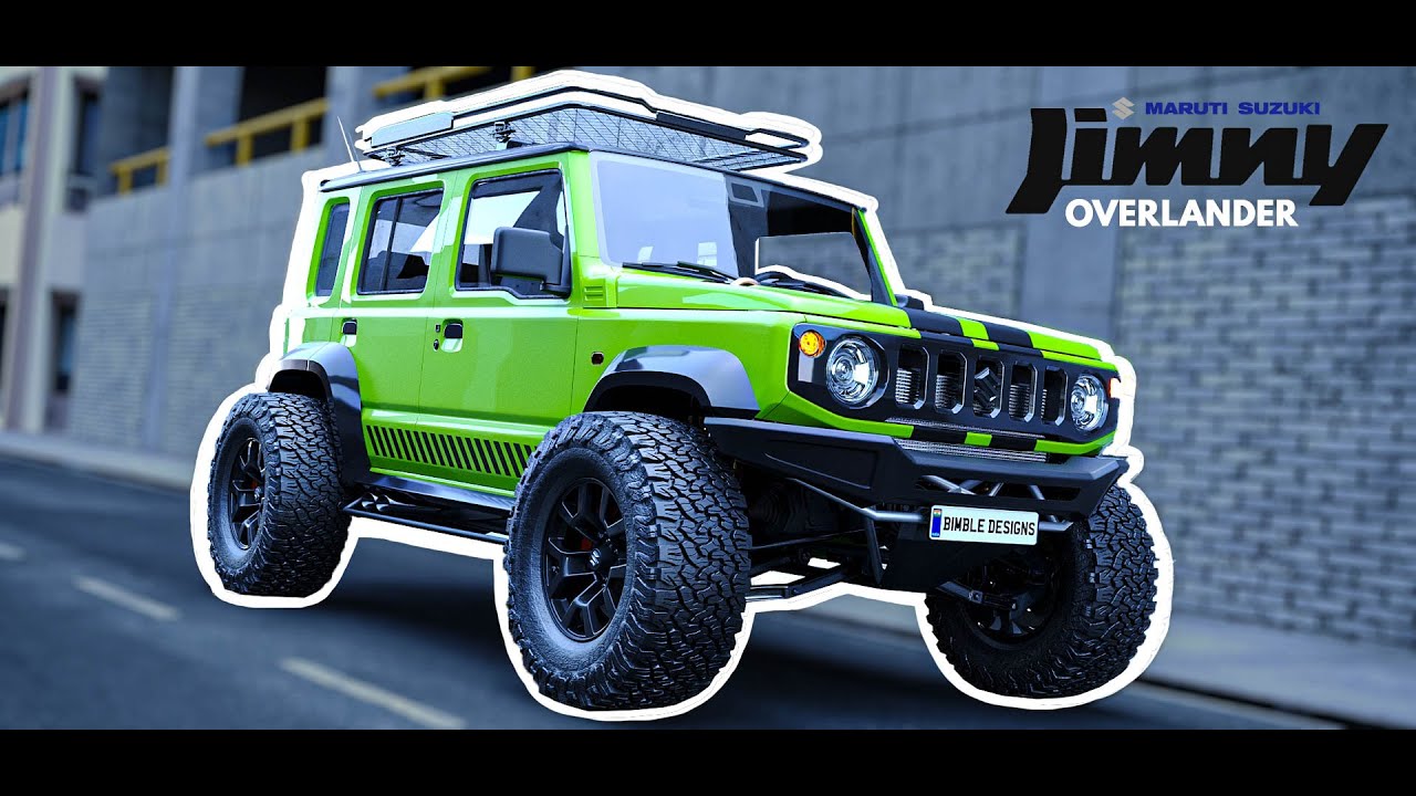 2023 Jimny Overlander | 5-door offroader | Lift kit - YouTube