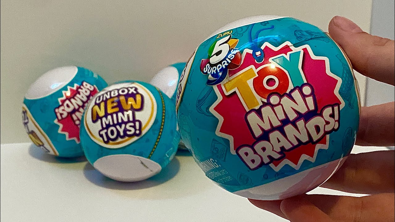 TOY MINI BRANDS WAVE 2 UNBOXING [2021] - Zuru 5 Surprise Mini Brands ...