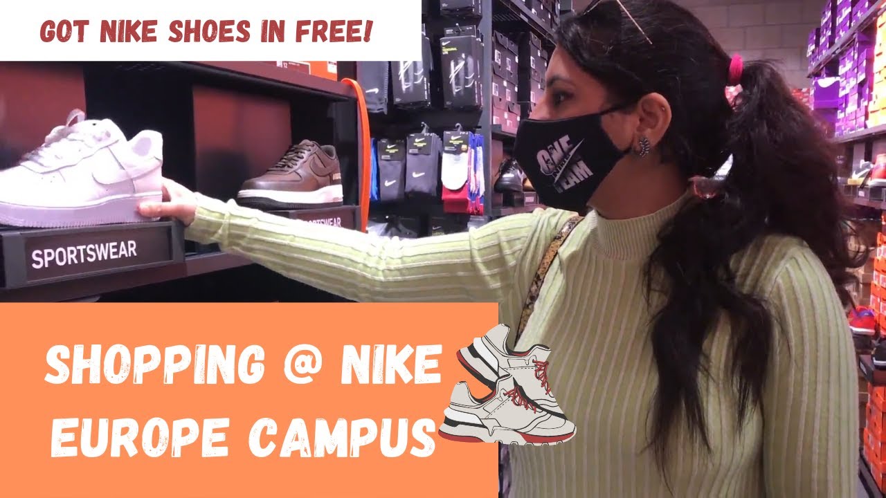 Nike European Campus Belgium Tour | Got Free Shoes from Nike |Shopping ...