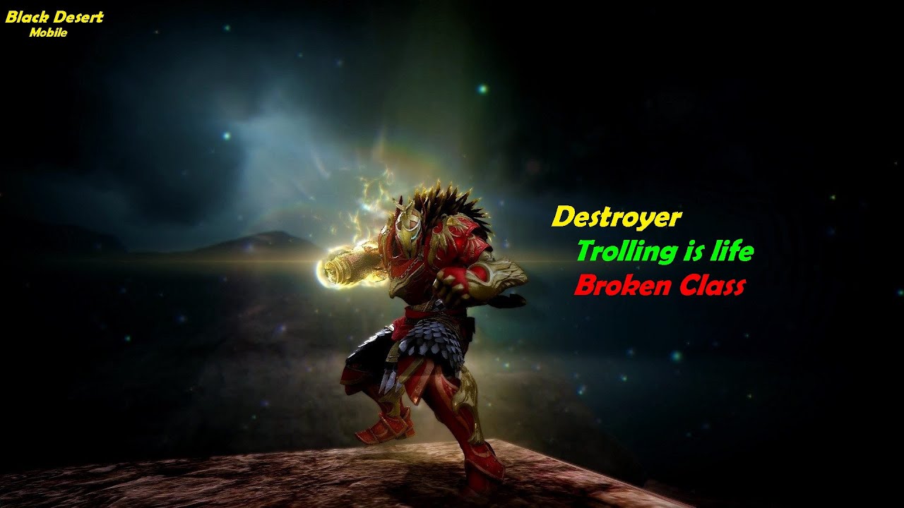 Black Desert Mobile - Destroyer new update , PVP and PVE gameplay - YouTube