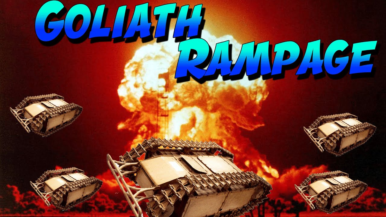 GOLIATH TRACKED MINE RAMPAGE (Men of War Assault Squad 3v3 Robz Mod ...