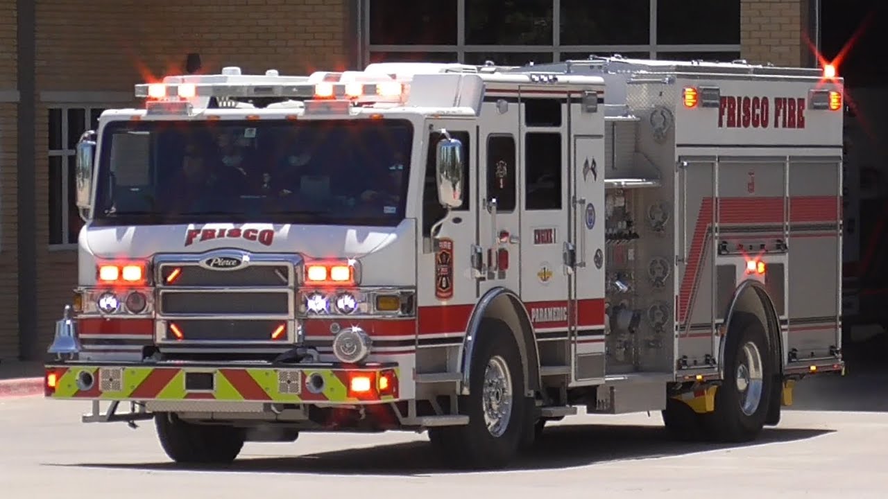 Frisco Fire Dept Engine 1 Responding - YouTube