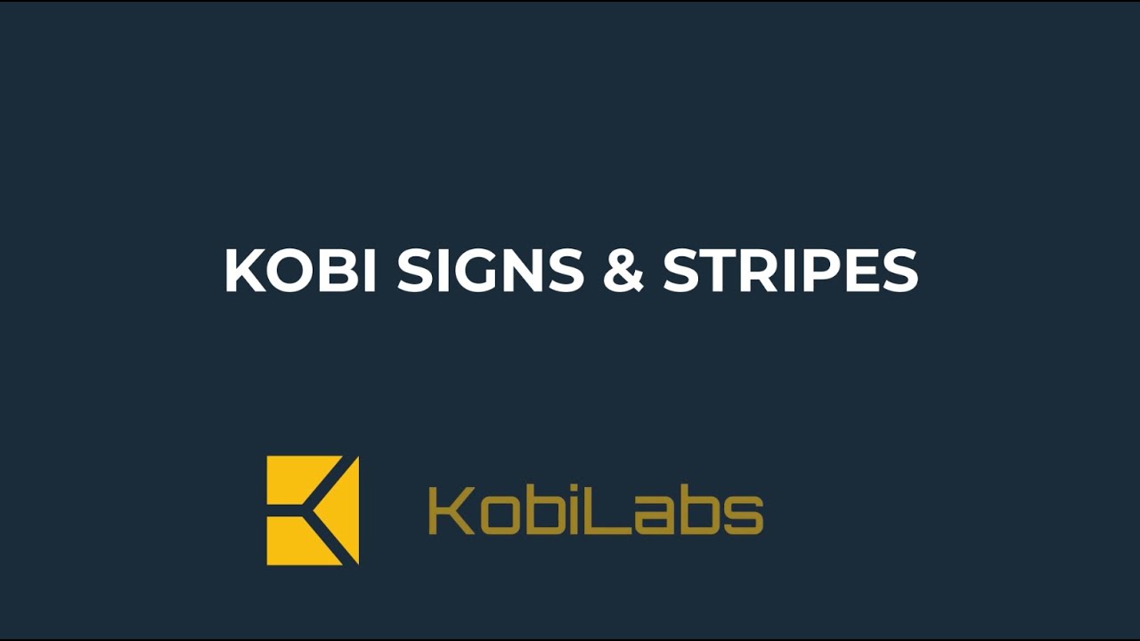 Kobi Signs and Stripes by KobiLabs (Civil 3D, AutoCAD, BricsCAD) - YouTube